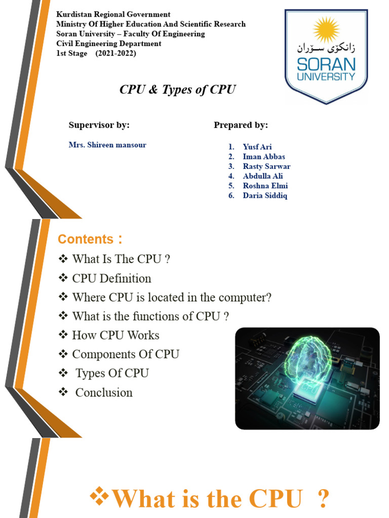 CPU & Types of CPU 2 | PDF | Central Processing Unit | Multi Core Processor