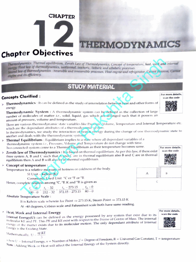 Thermodynamics by Rakshita Singh | PDF | Heat | Thermodynamics
