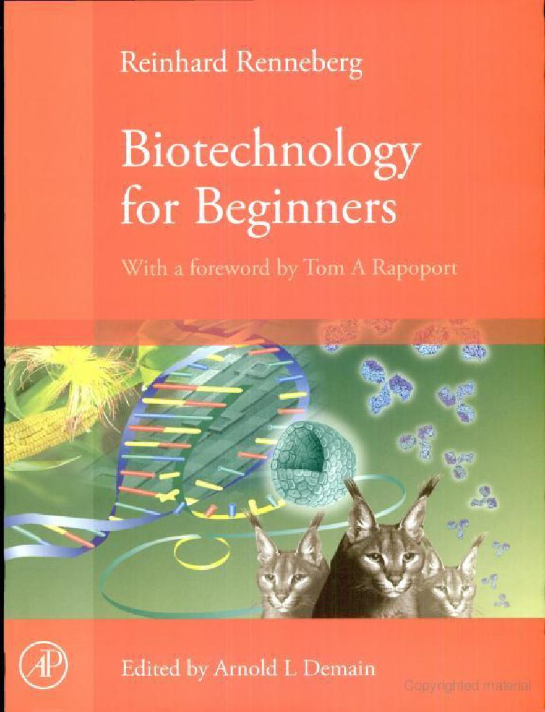 Biotechnology For Beginners | PDF