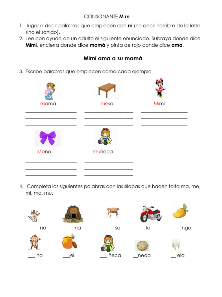 Actividades de Alfabetizacion Primer Grado | PDF