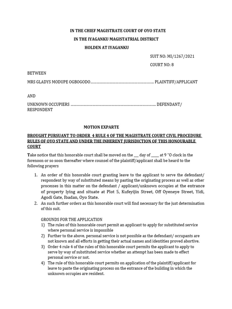 Substituted Service | PDF | Lawsuit | Service Of Process