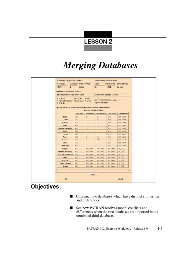 Exercise 02 Merging Databases | PDF | Databases | Young's Modulus Exercise 02 Merging Databases | PDF | Databases | Young's Modulus