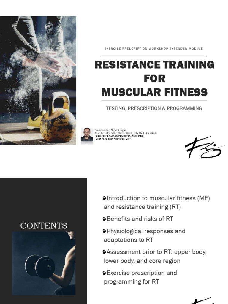 Day 2 - ExRx Resistance Training | PDF | Skeletal Muscle | Muscle ...
