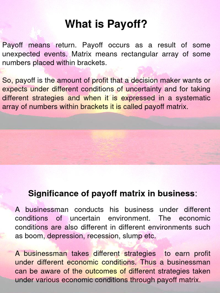 Payoff - 7 | PDF