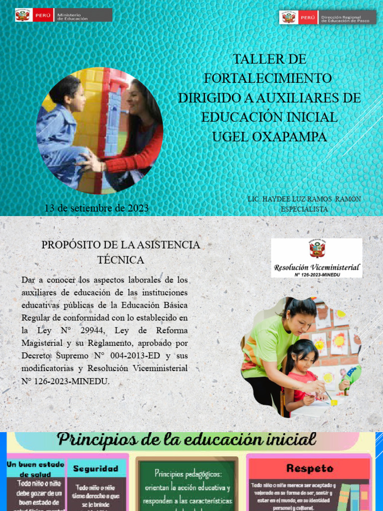 At Auxiliares | PDF | Maestros | Salón de clases