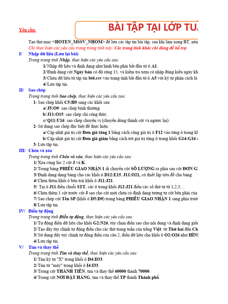 Bai Tap Tai Lop Tuan 6 - DONE | PDF