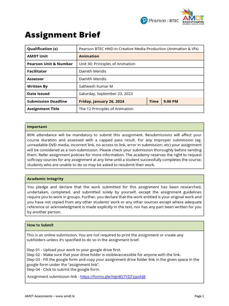 CMP - 30 - Animation - 2023 Sep | PDF | Animation | Standardization