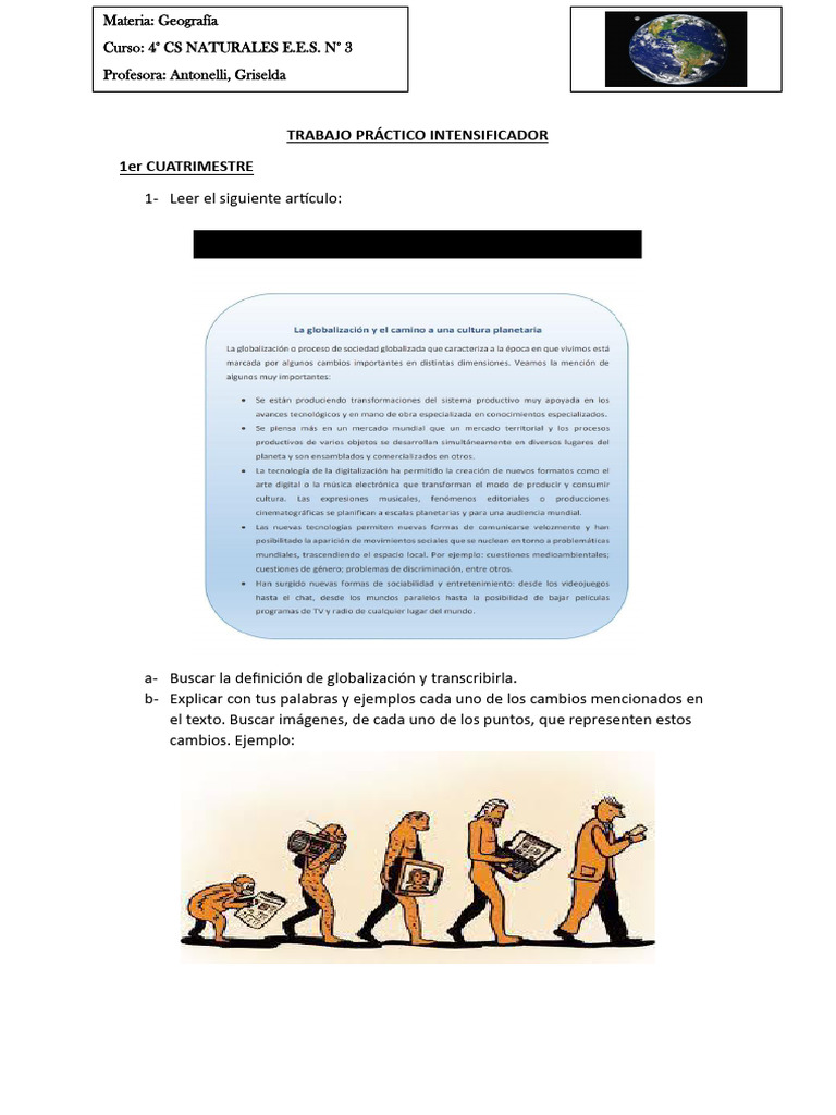 INTEGRADOR 1er y 2do CUATRIMESTRE (1) | PDF