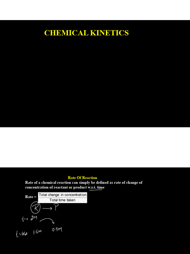 Kinetics Lec-1 NEET Chalisa | PDF | Reaction Rate | Chemical Reactions