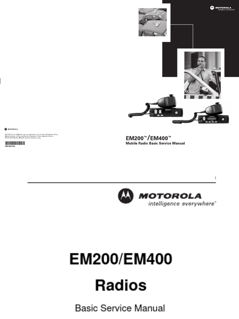 Radio Motorola EM200 | PDF | Electrical Connector | Cmos