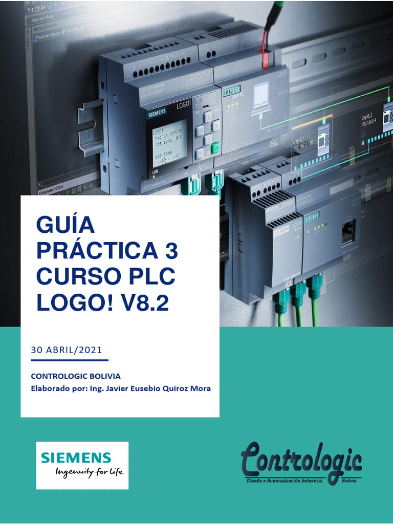 GUIA PRACTICA 3 PLC LOGO! VIRTUAL | PDF | Automatización | Ingeniería mecánica