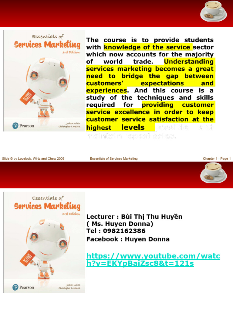 C1-Introduction To Services Marketing | PDF | Marketing | Business ...