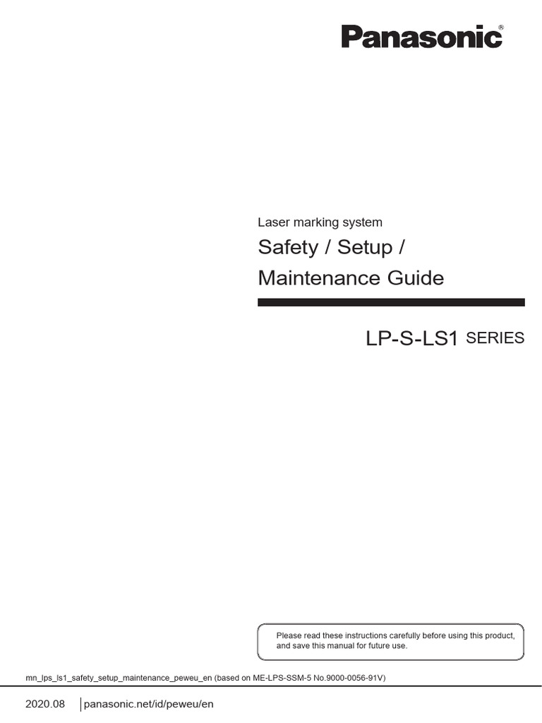 MN Lps Ls1 Safety Setup Maintenance Peweu en | PDF | Laser | Physical ...