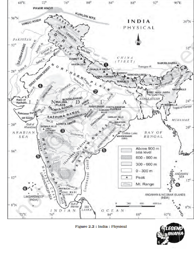 Geo NCERT Maps (Legend) Compilation | PDF