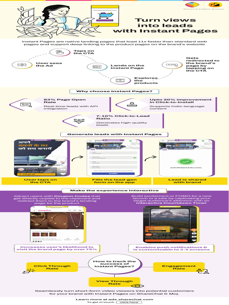 Instant Pages Infographic | Download Free PDF | Websites | Web 2.0