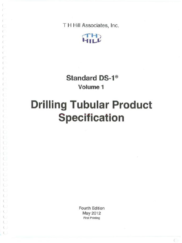 Ds-1-volume-1-4th-edition-drilling-tubular-product-specification-pdf ...