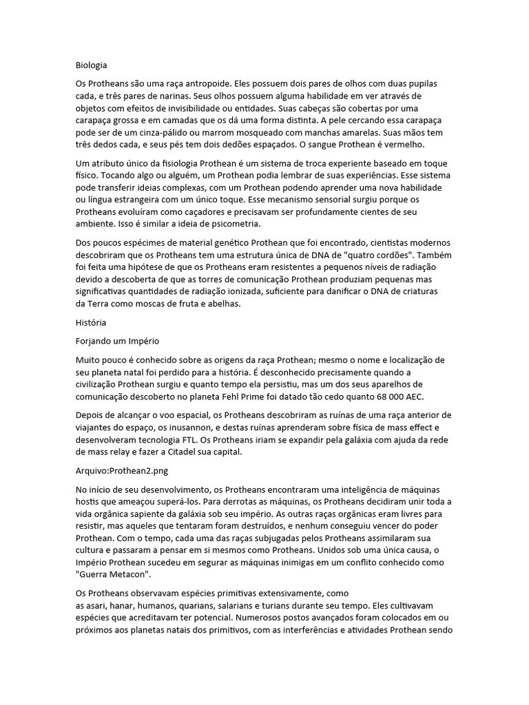 Prothean Mass Effect | PDF