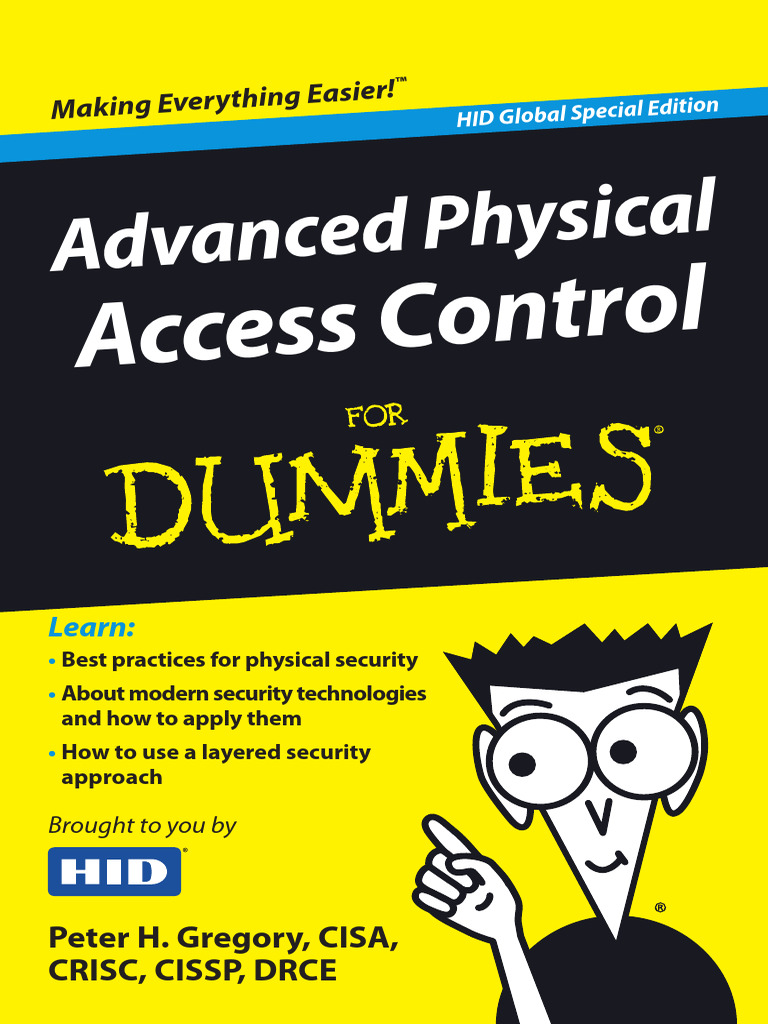 Advanced Physical Access For Dummies HID Global Edition | PDF | Smart Card | Security Alarm
