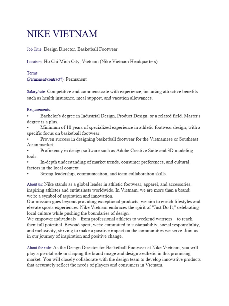 HRCI C1 Job Description Template 2 | PDF | Brand | Leadership