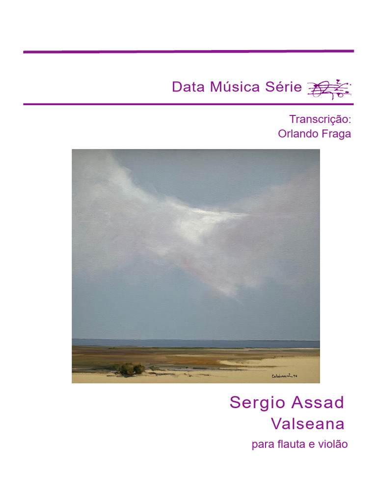 Sergio Assad: Valseana, para Flauta e Violão | PDF | Calligraphie latin | Collation