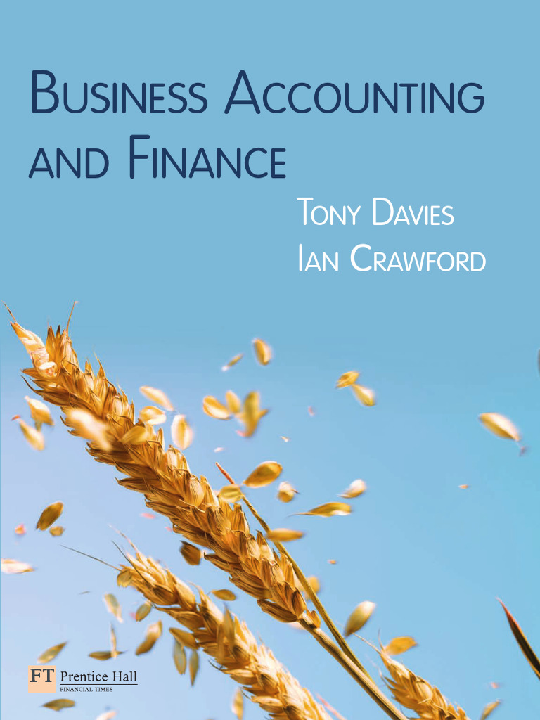 Business Accounting and Finance (Tony Davies, Ian Crawford) | PDF ...