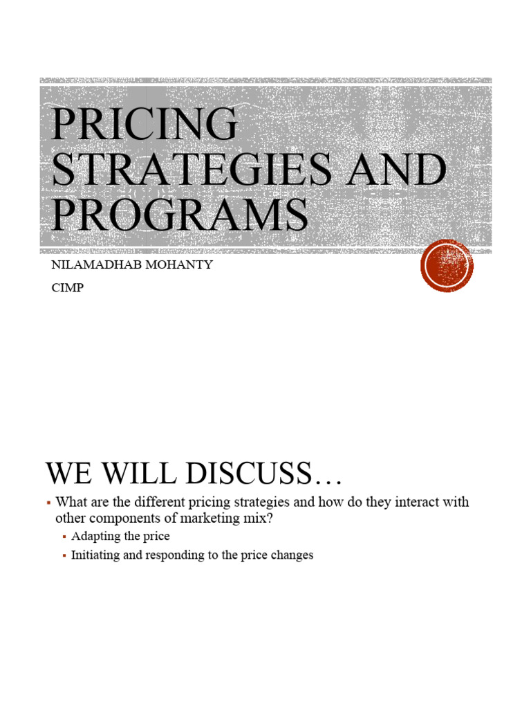 Effective Pricing Strategies Explained | PDF | Pricing | Discounts And ...
