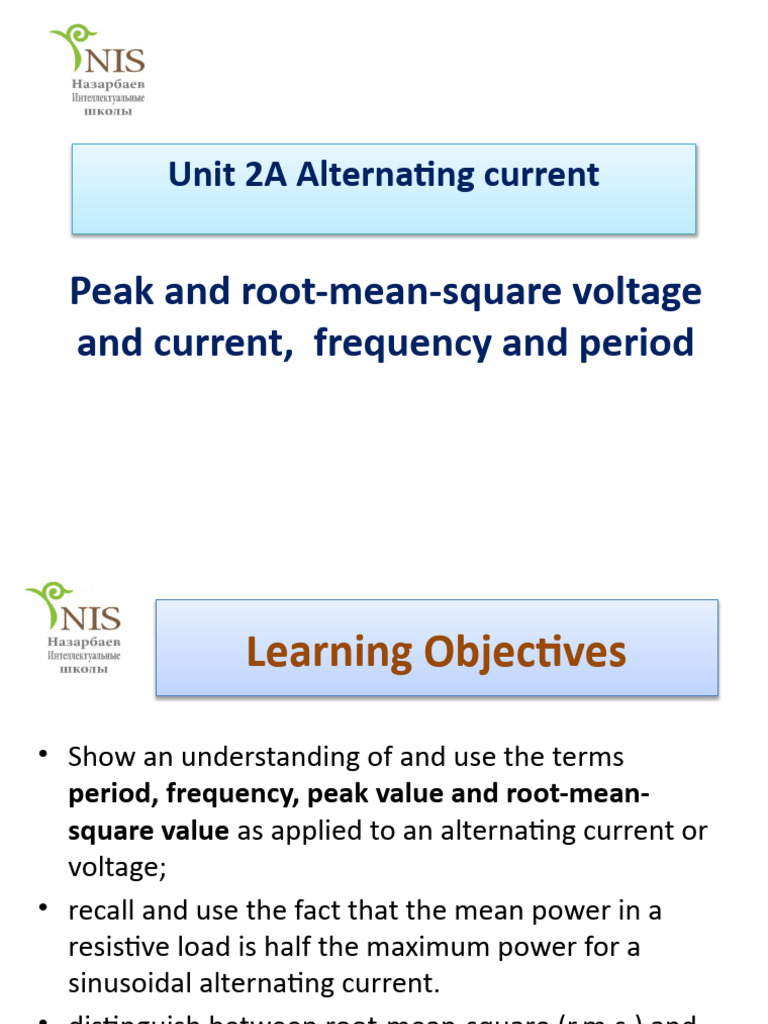 2 Resistors in An AC Circuit, RMS | PDF | Root Mean Square | Resistor