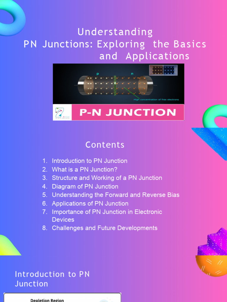 Understanding PN Junctions_ Exploring the Basics and Applications (1) | PDF | P–N Junction ...