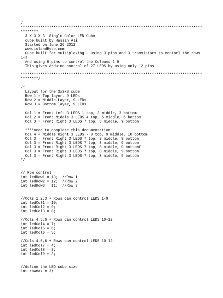 ARDUINO LED DEFINITIVO - Ino | PDF | Ciencias de la Computación | Ingeniería Informática