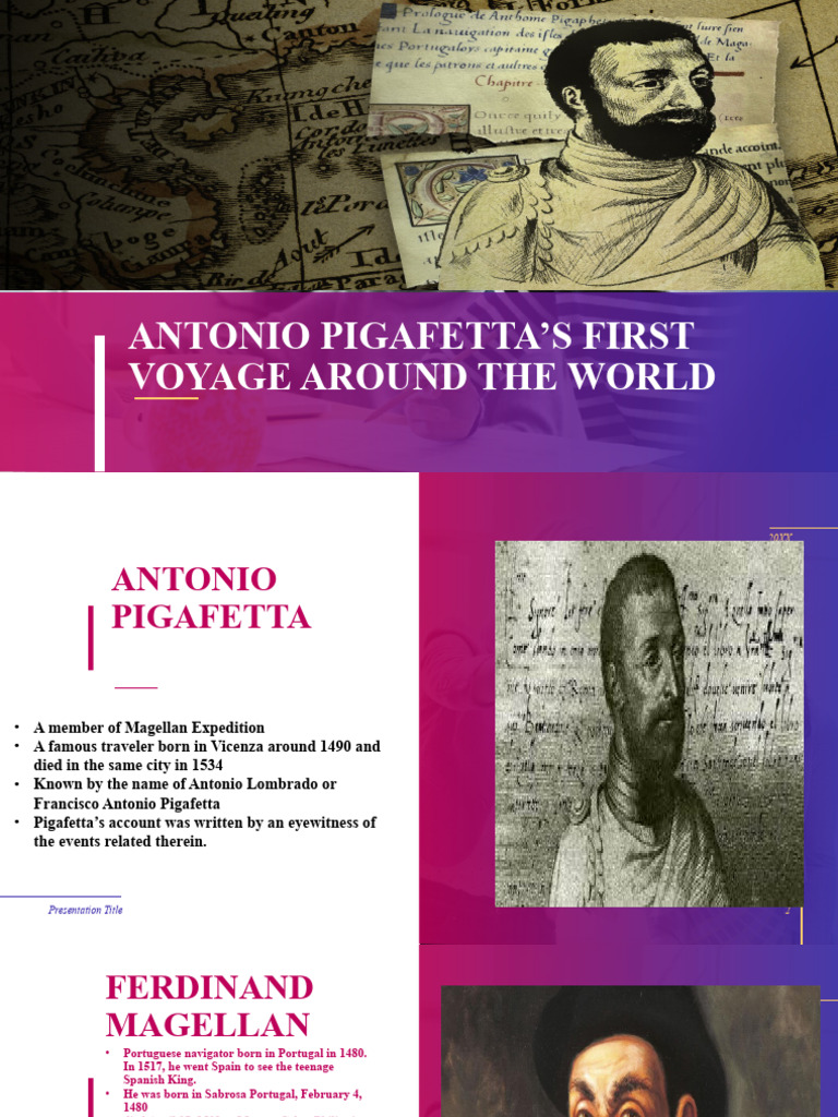 Antonio Pigafetta's First Voyage Around The World | PDF | Philippines ...