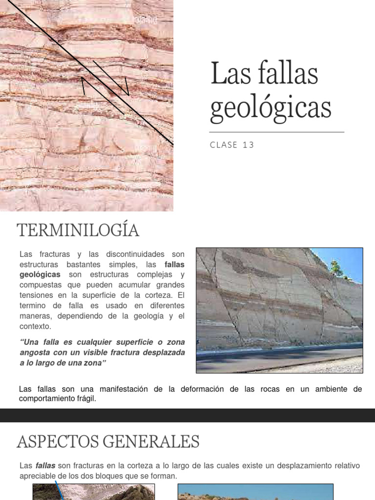 3.2 Las Fallas Geolã Gicas | PDF | Falla (geología) | Placas tectónicas
