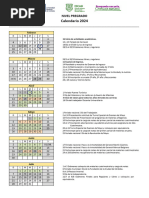 Calendario Académico UTH 2025 | PDF