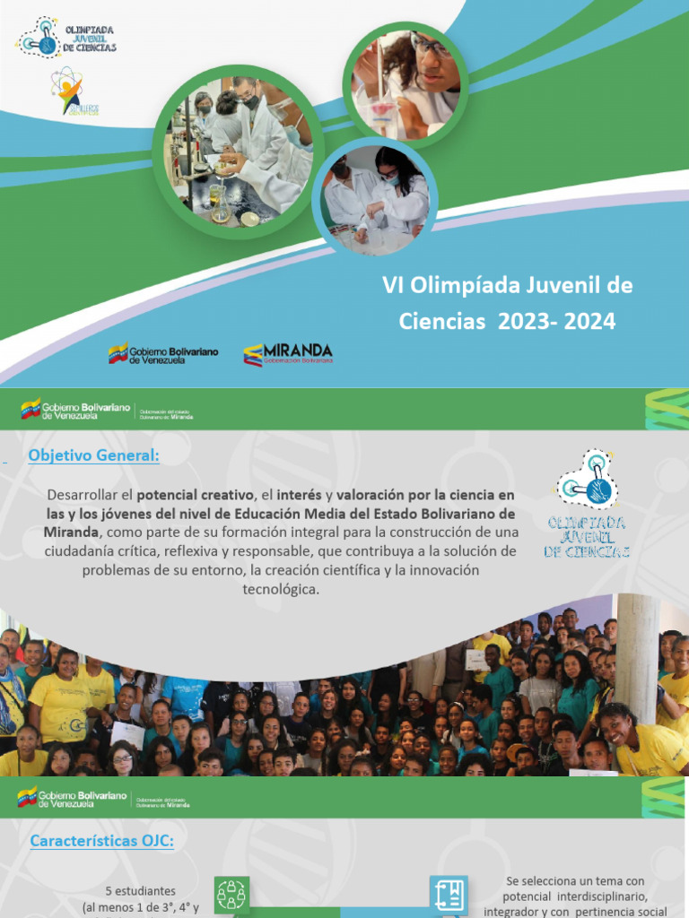 Presentación - Acto Lanzamiento VI OJC 2023-2024 Versión Noviembre | PDF