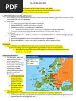Grade 9 History Notes Term 2 | PDF | Cold War | Politics
