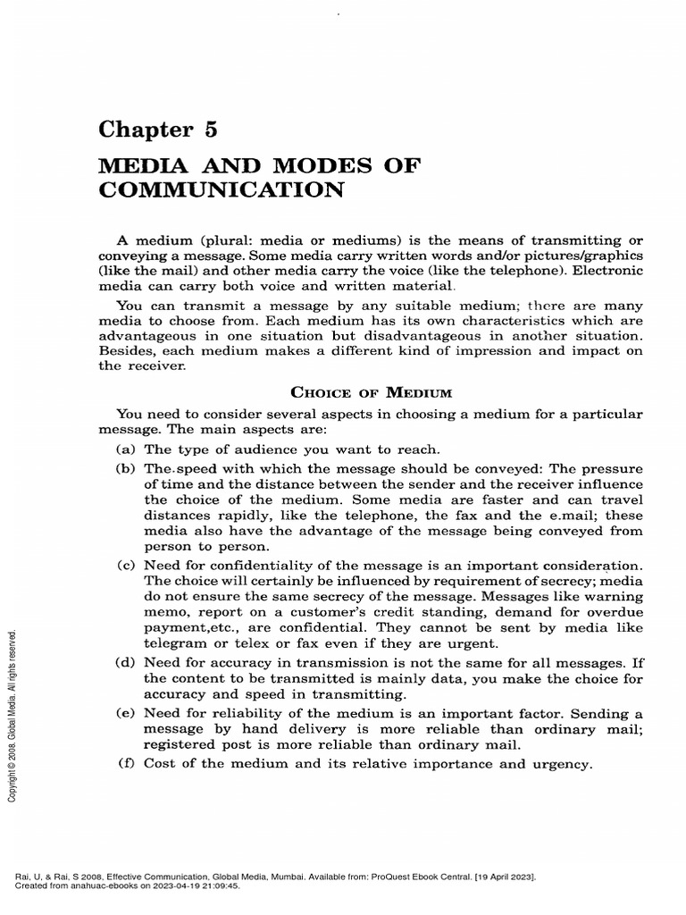 Lesson 5 Effective - Communication | PDF | Telephone | Mail