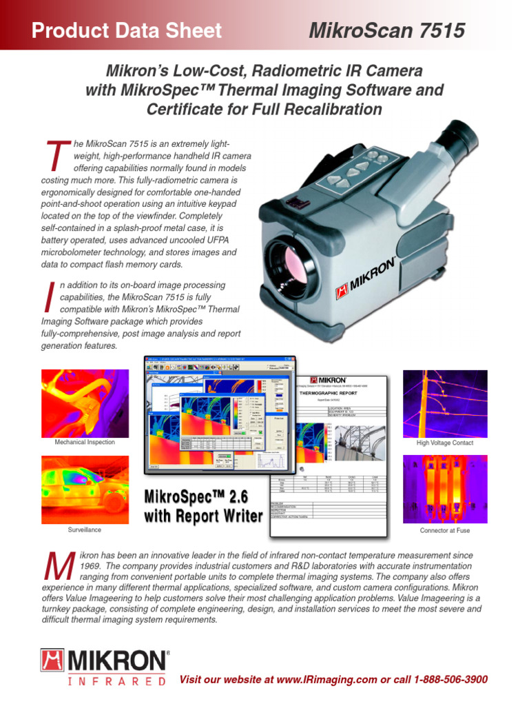 Mikron | PDF | Camera | Thermography