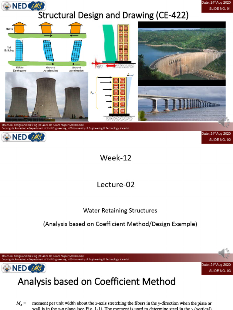 Week 12 CE422 L02 | PDF | Engineering | Civil Engineering