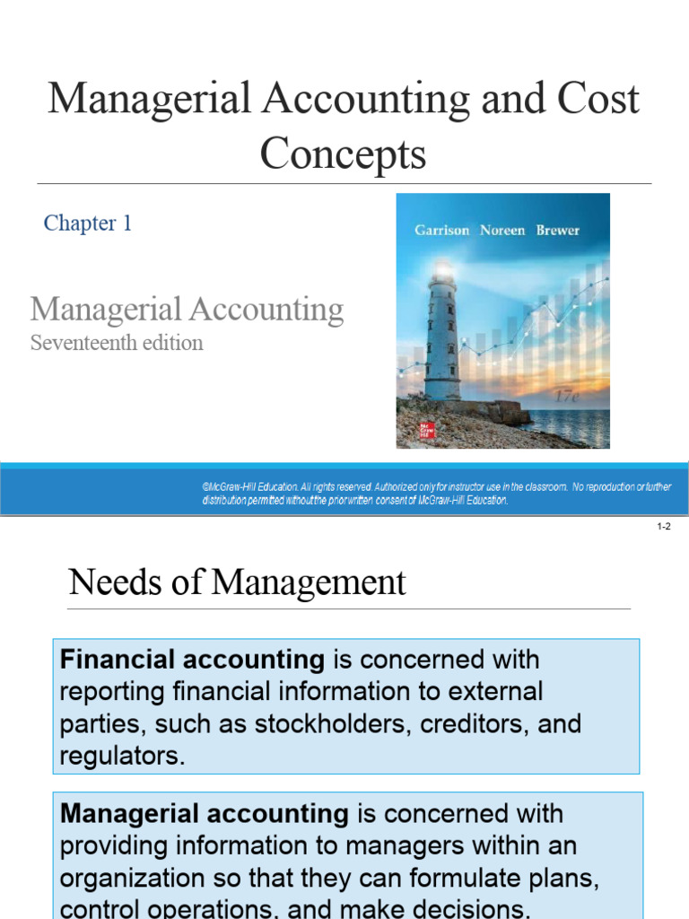 Managerial Accounting Cost Concepts | PDF | Cost | Management Accounting
