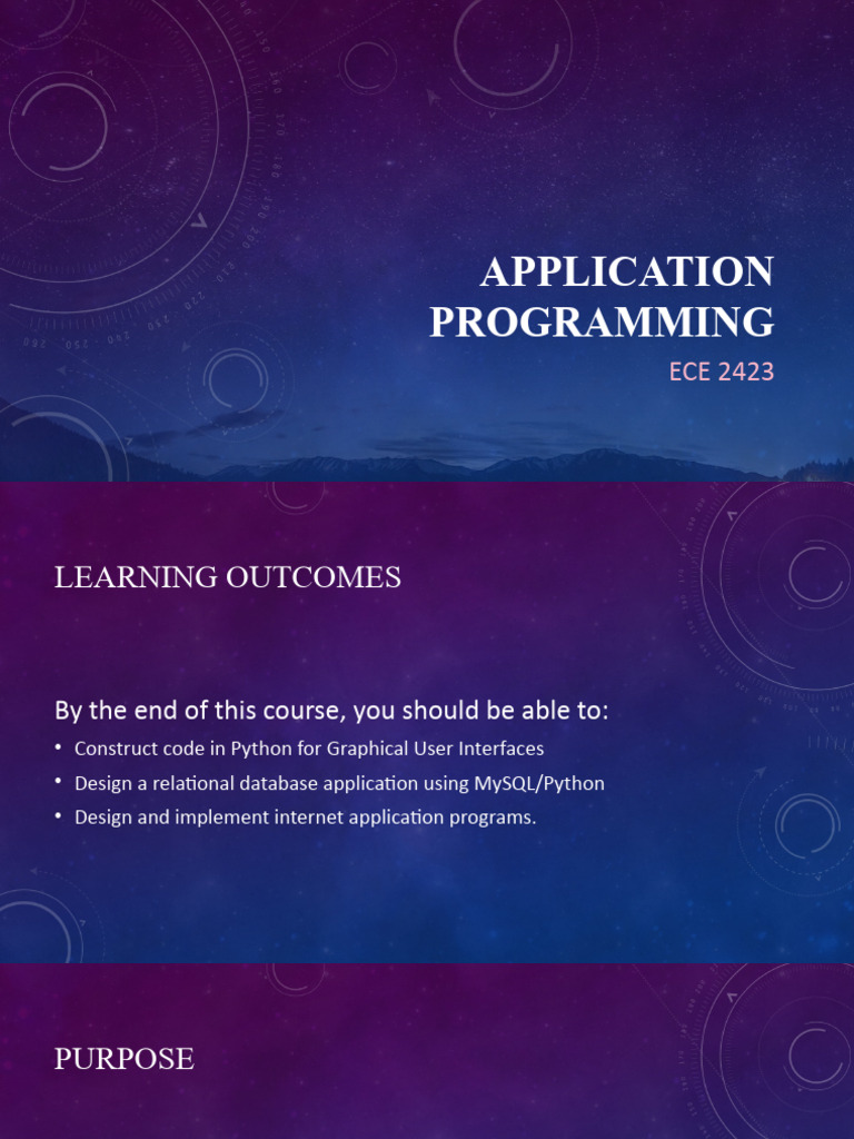 Application Programming Chapter One Pdf Python Programming Language Automation 7756