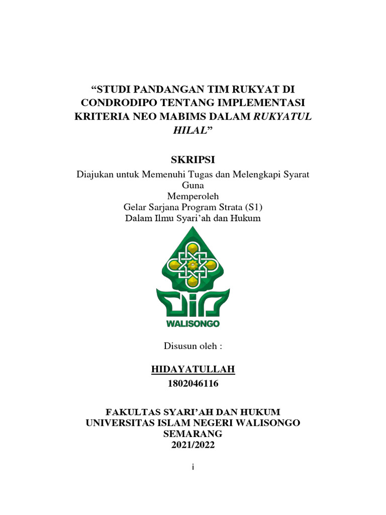 Pandangan Rukyat Condrodipo tentang NEO MABIMS | PDF