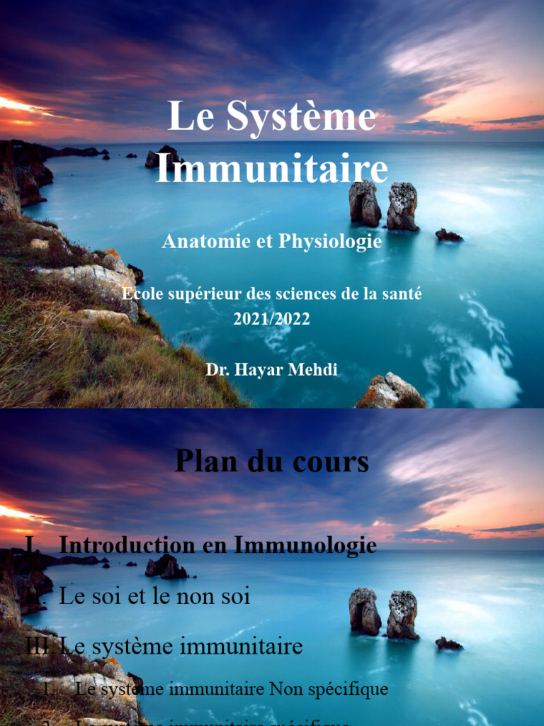 Le Système Immunitaire | PDF | Système immunitaire | Système ...