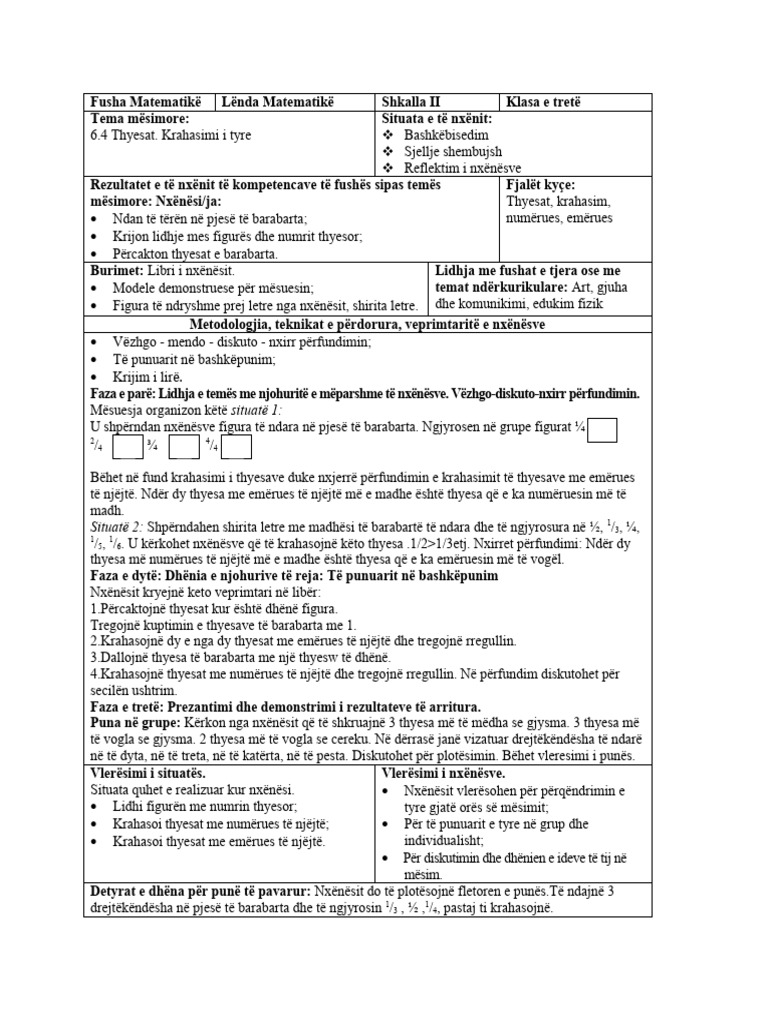 6.4. Thyesat. Krahasimi I Tyre. | PDF