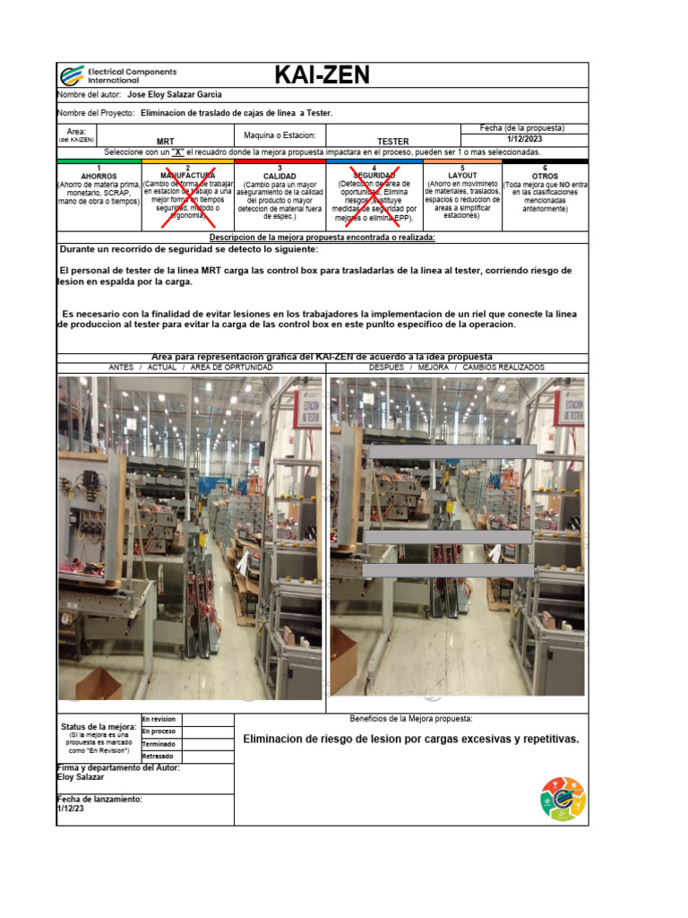 KZ KAIZEN Formato 15092023 | PDF