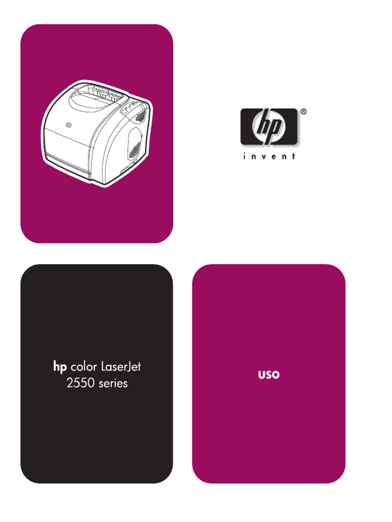 HP Color LaserJet 2550 Manual | PDF | Impresora (Computación) | Internet