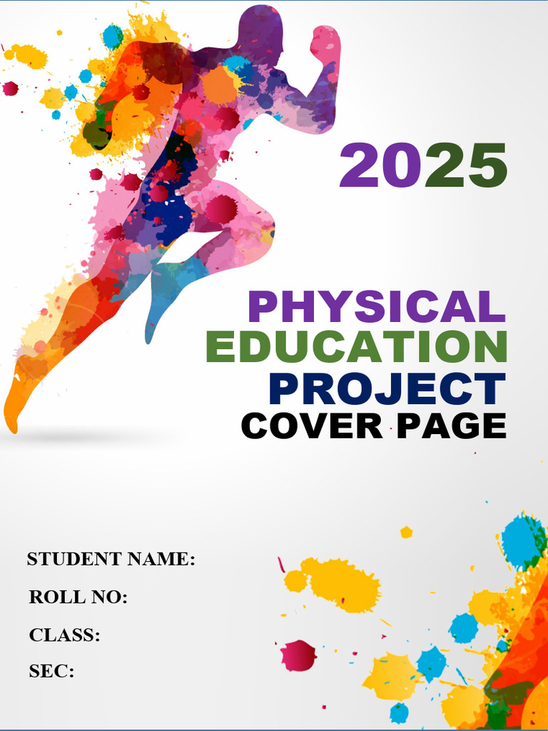 Physical Education Project Cover Page 1 | PDF