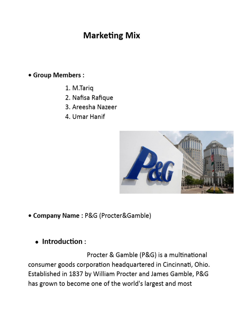Procter &gamble in | PDF