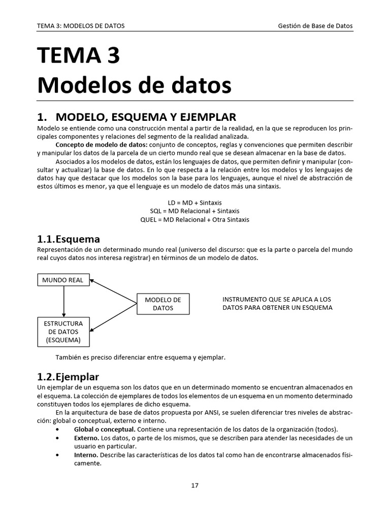 TEMA 3 - GBD | PDF | Bases de datos | Lenguaje de programación