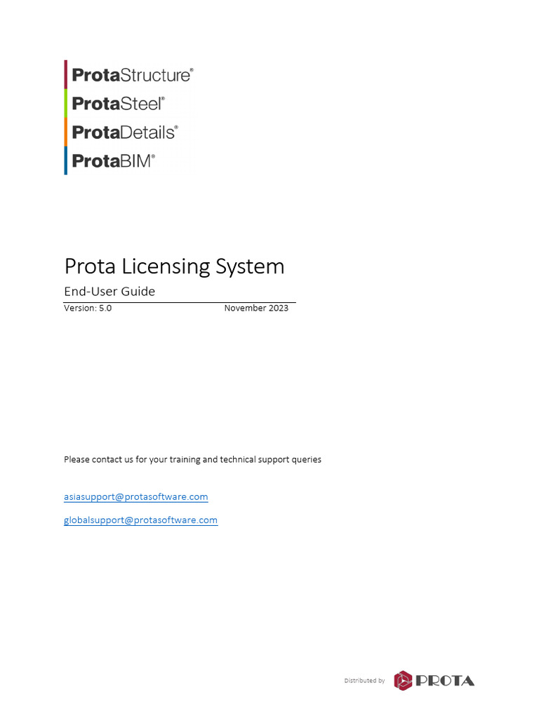 Prota Licensing System End User Guide | PDF | Online And Offline ...