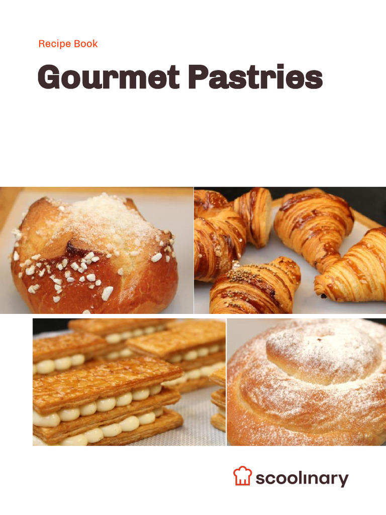 EN Recipe Book Gourmet Pastries | PDF | Custard | Dough