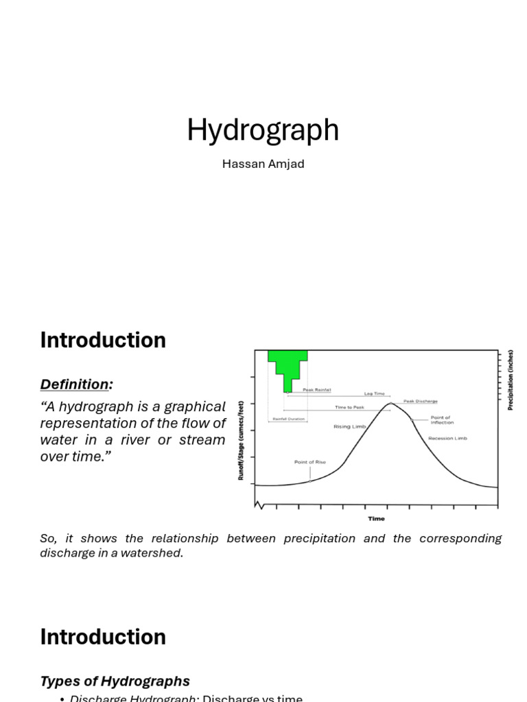 Lec 3&4F - Hydrograph | PDF | Discharge (Hydrology) | Environmental Science